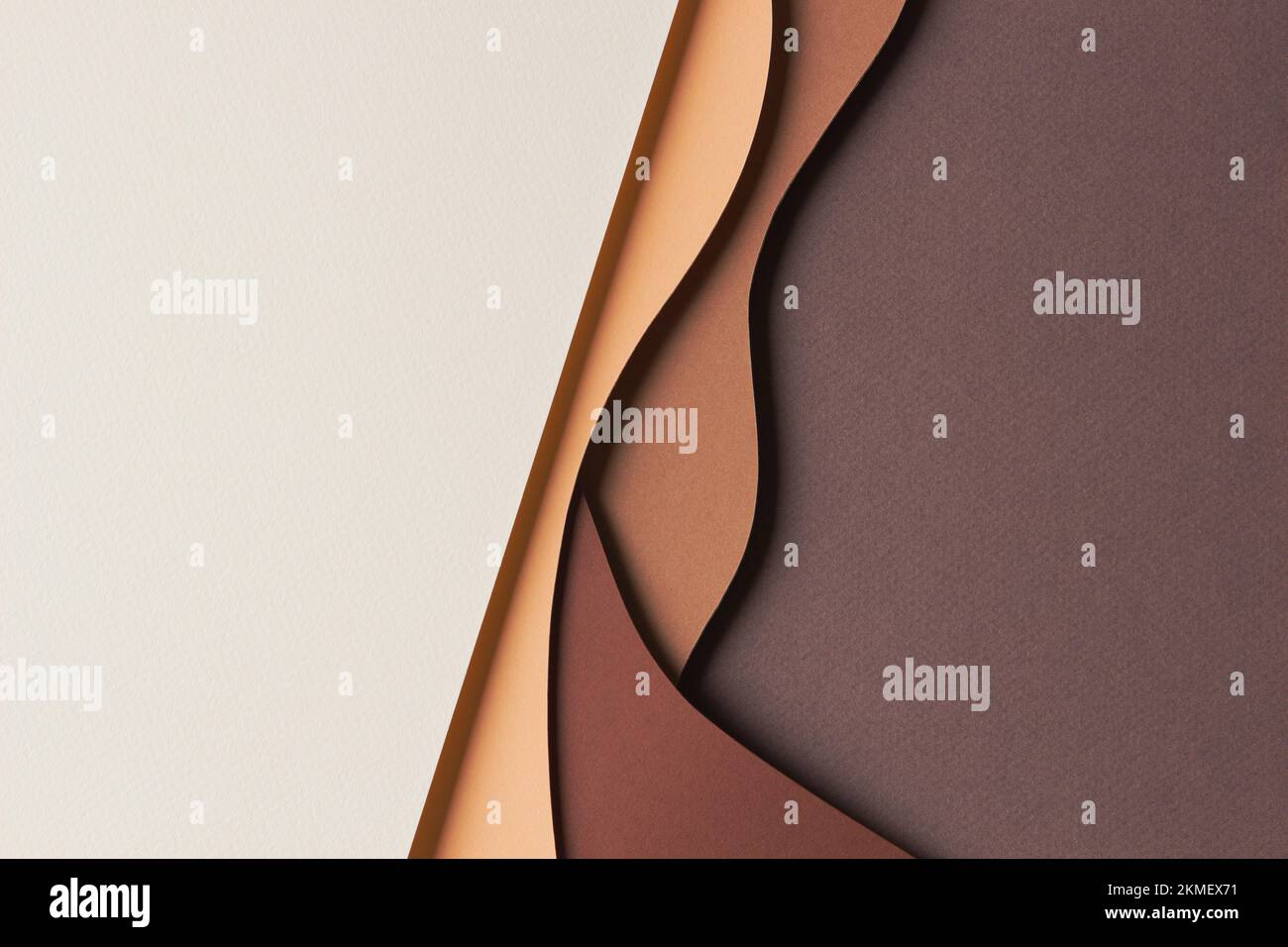 Abstract colored paper texture background. Minimal paper cut style ...