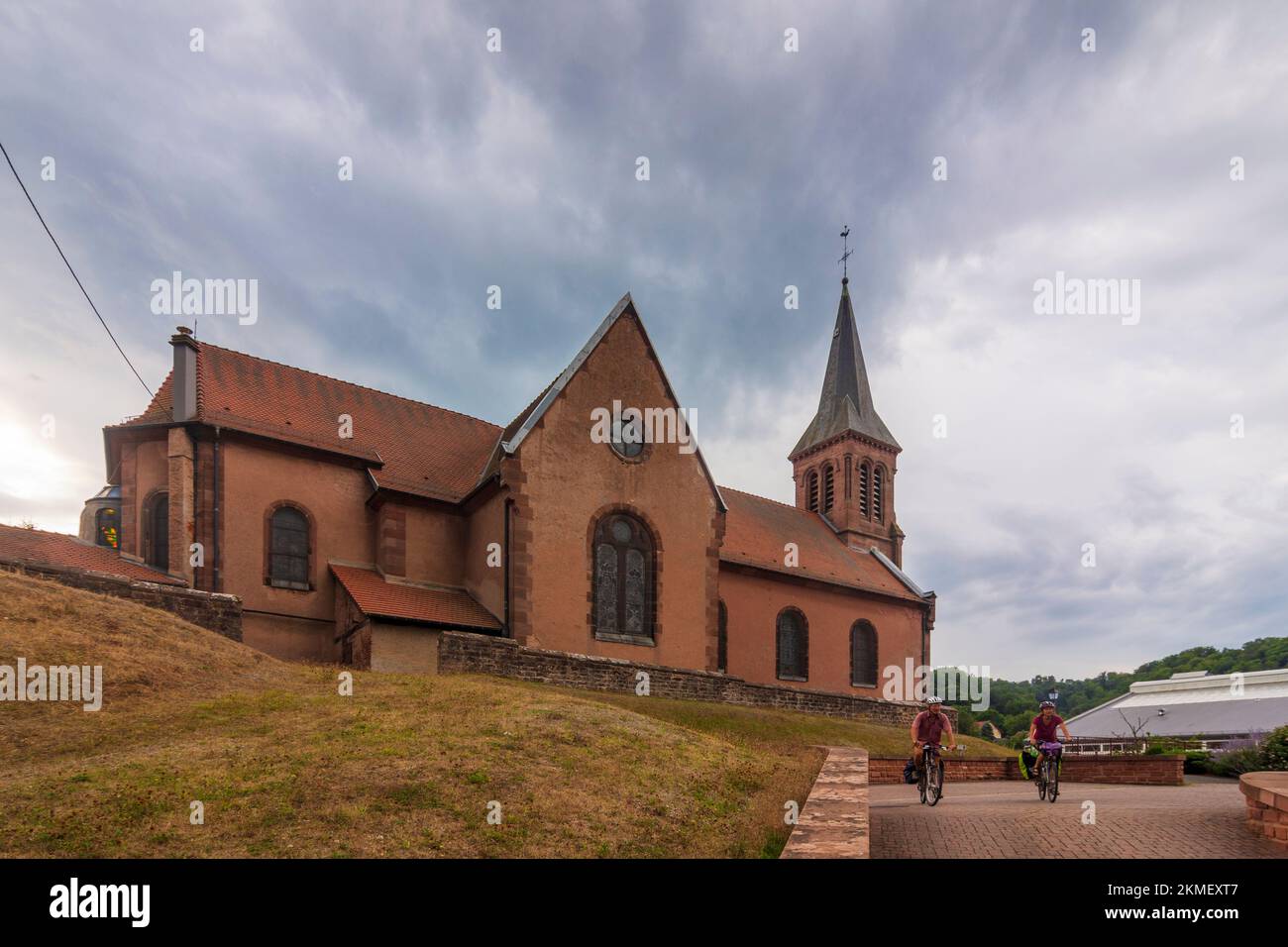 Meisenthal (Meisental) : church Meisenthal (Meisental) in Lorraine ...