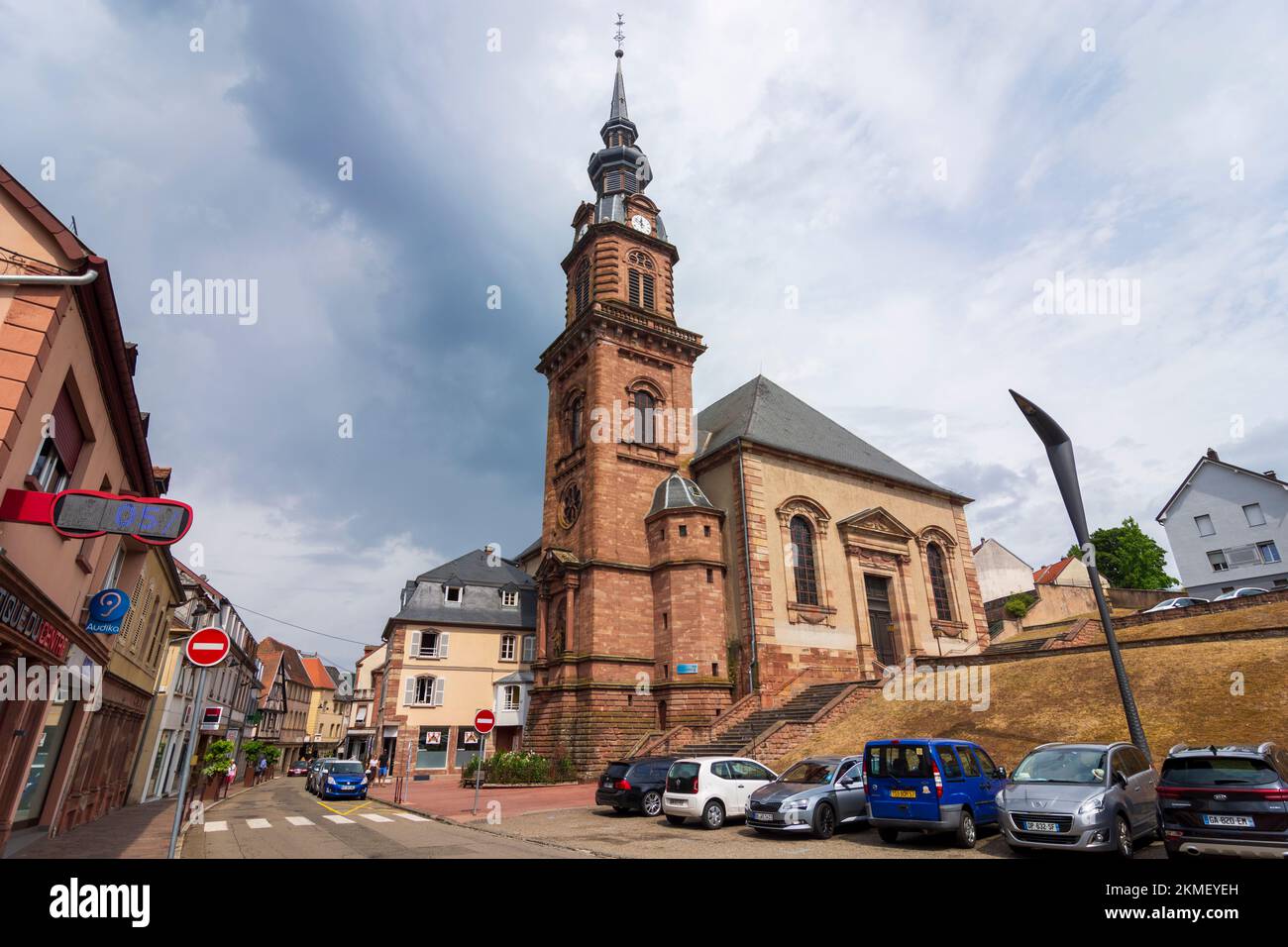 St catherines church in lorraine lothringen hi-res stock photography ...