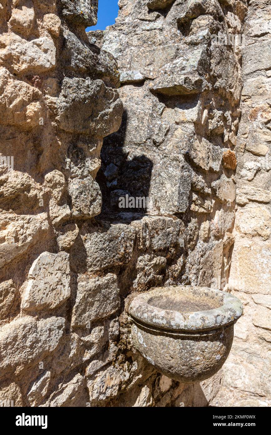 Ruins of the Santa Maria do Castelo Church, Castelo Mendo, Historic ...