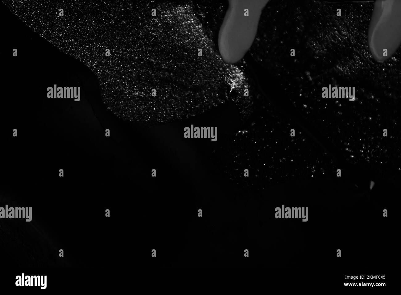 Abstract colorful backdrop with oil drops and waves on water surface ...