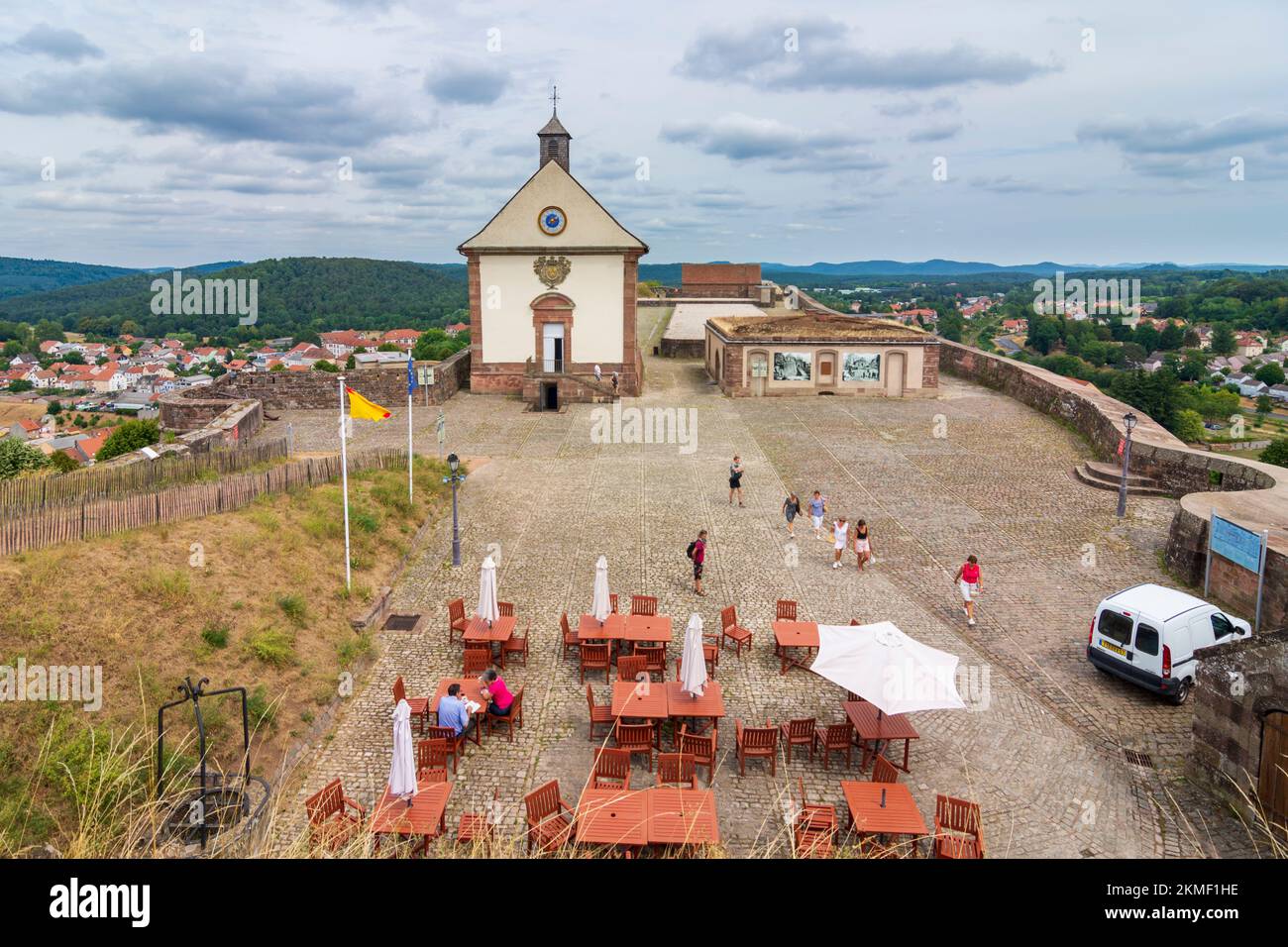 Bitche (Bitsch): Bitche Citadel Castle, chapel in Lorraine (Lothringen ...