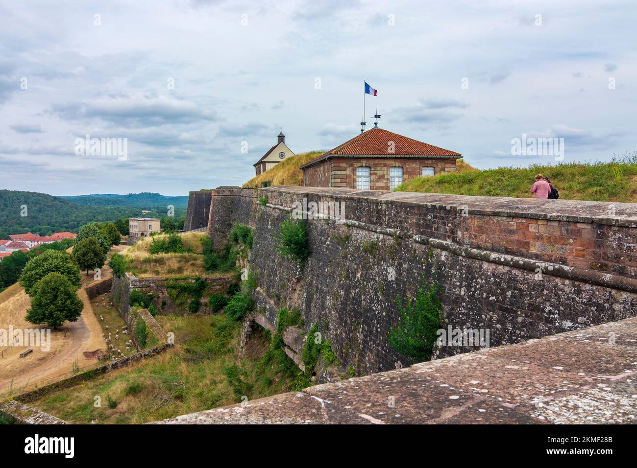 Bitche (Bitsch): Bitche Citadel Castle in Lorraine (Lothringen ...