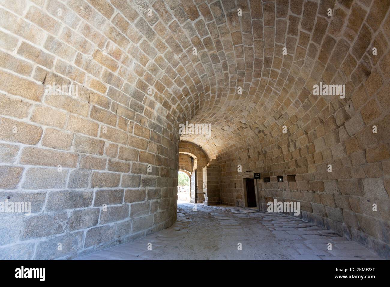 The town's castle fortress , Almeida, District of Guarda, Portugal ...
