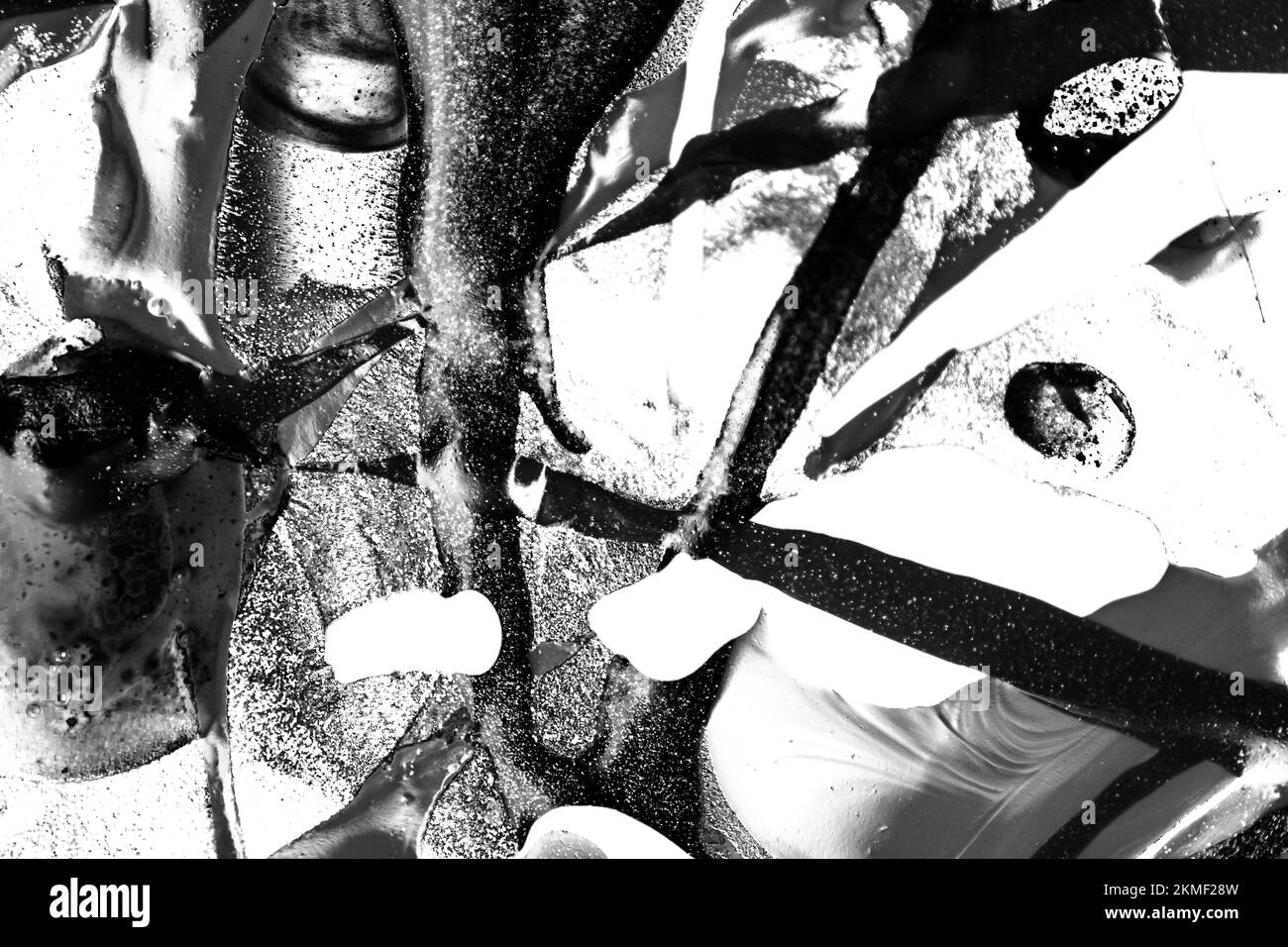 Abstract colorful backdrop with oil drops and waves on water surface ...