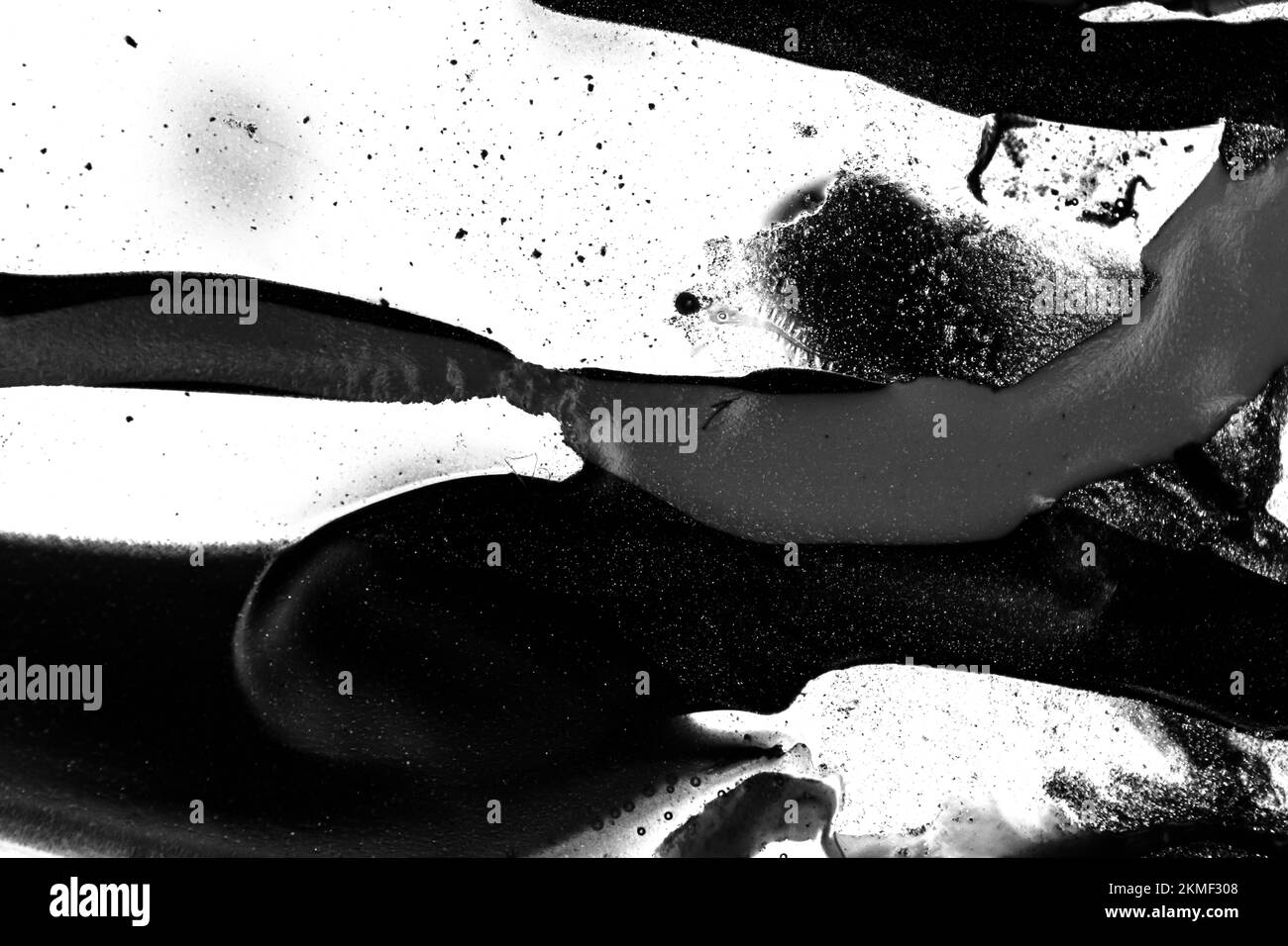 Abstract colorful backdrop with oil drops and waves on water surface ...