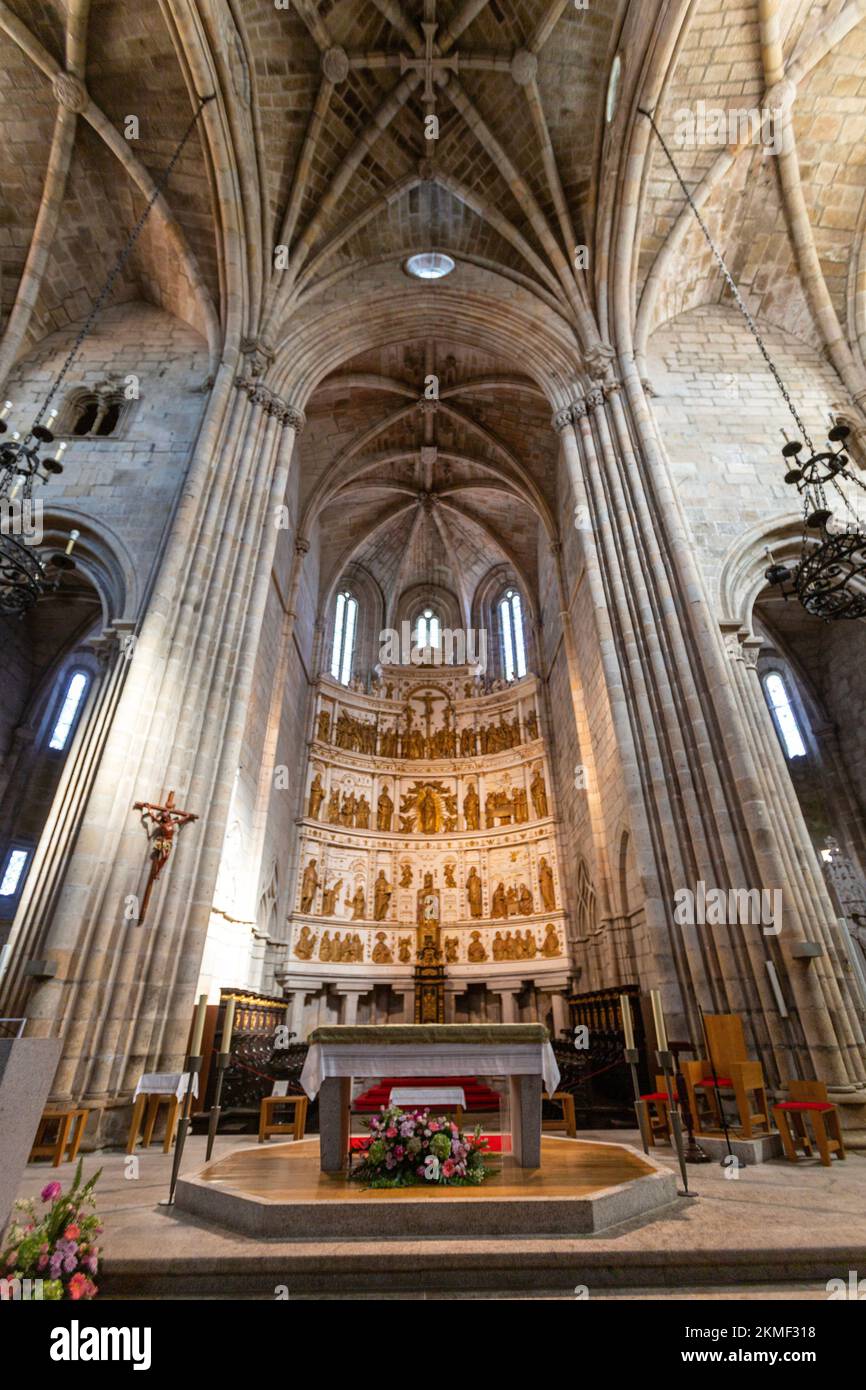 Mannerist sculptural altarpiece, the work of João de Ruão, Guarda ...