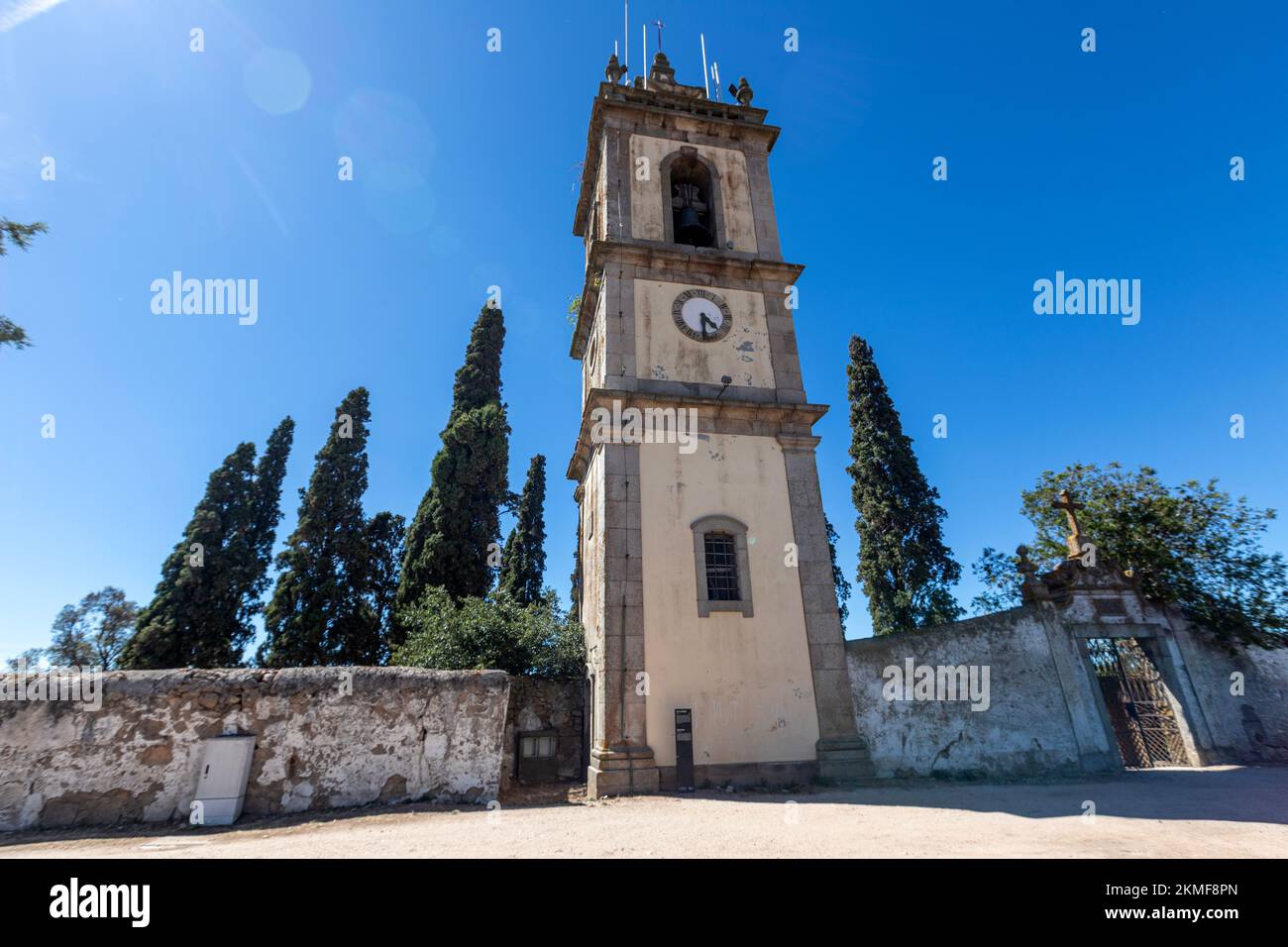 Almeida Clock Tower, Almeida, District of Guarda, Portugal Stock Photo ...
