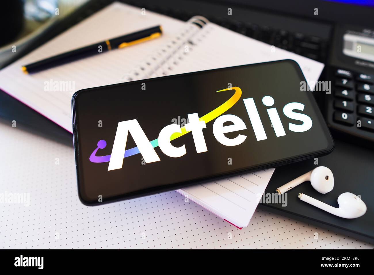 Brazil. 26th Nov, 2022. In this photo illustration, the Actelis ...