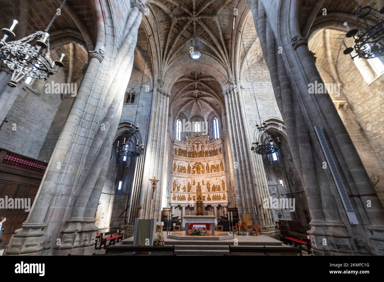 Mannerist sculptural altarpiece, the work of João de Ruão, Guarda ...