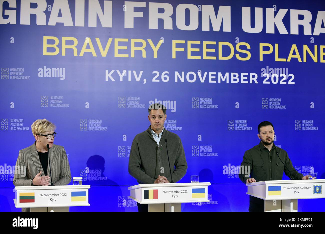 KYIV, UKRAINE - NOVEMBER 26, 2022 - Prime Minister of the Republic of ...