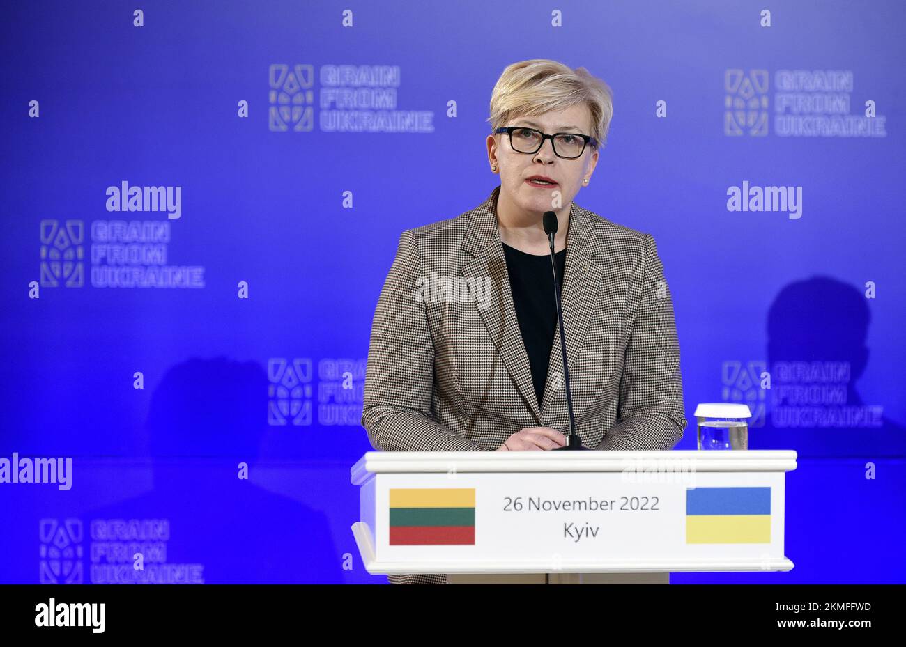 KYIV, UKRAINE - NOVEMBER 26, 2022 - Prime Minister of the Republic of ...