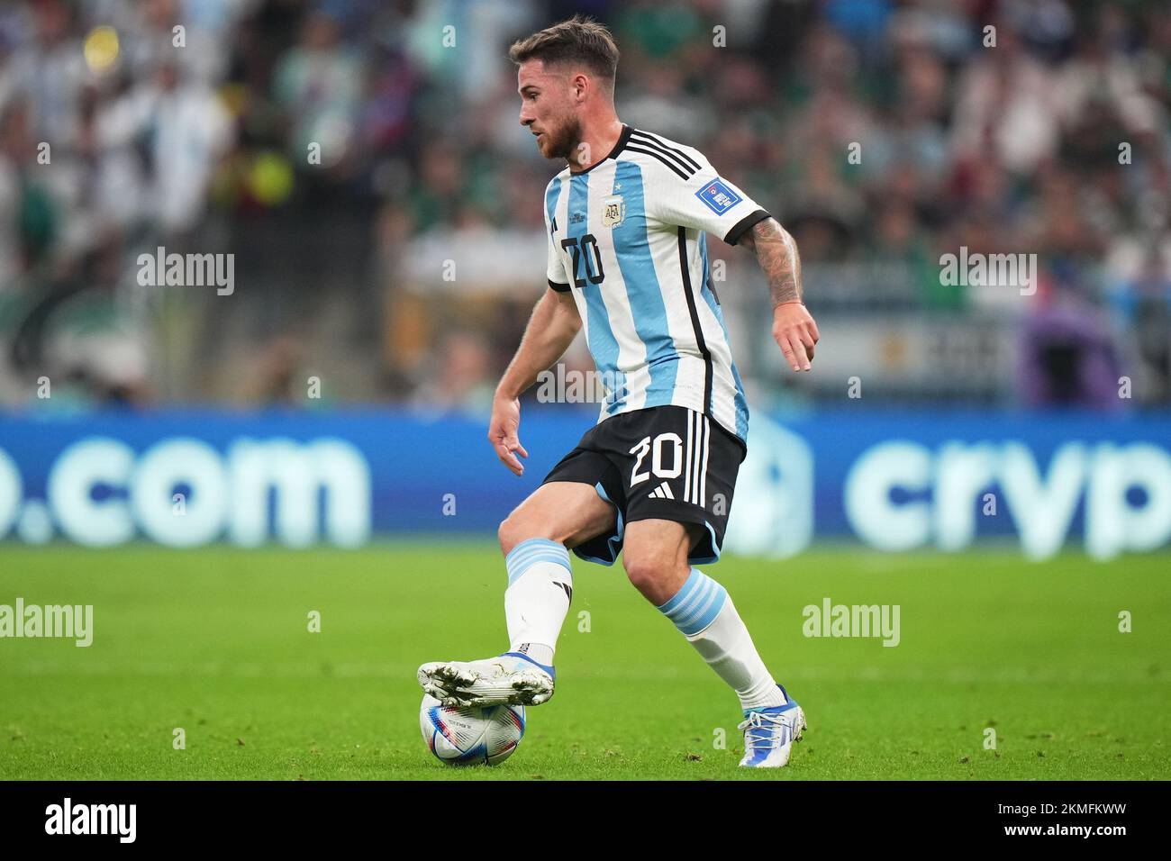 Doha, Qatar. 26th Nov 2022. Alexis Mac Allister of Argentina during the ...