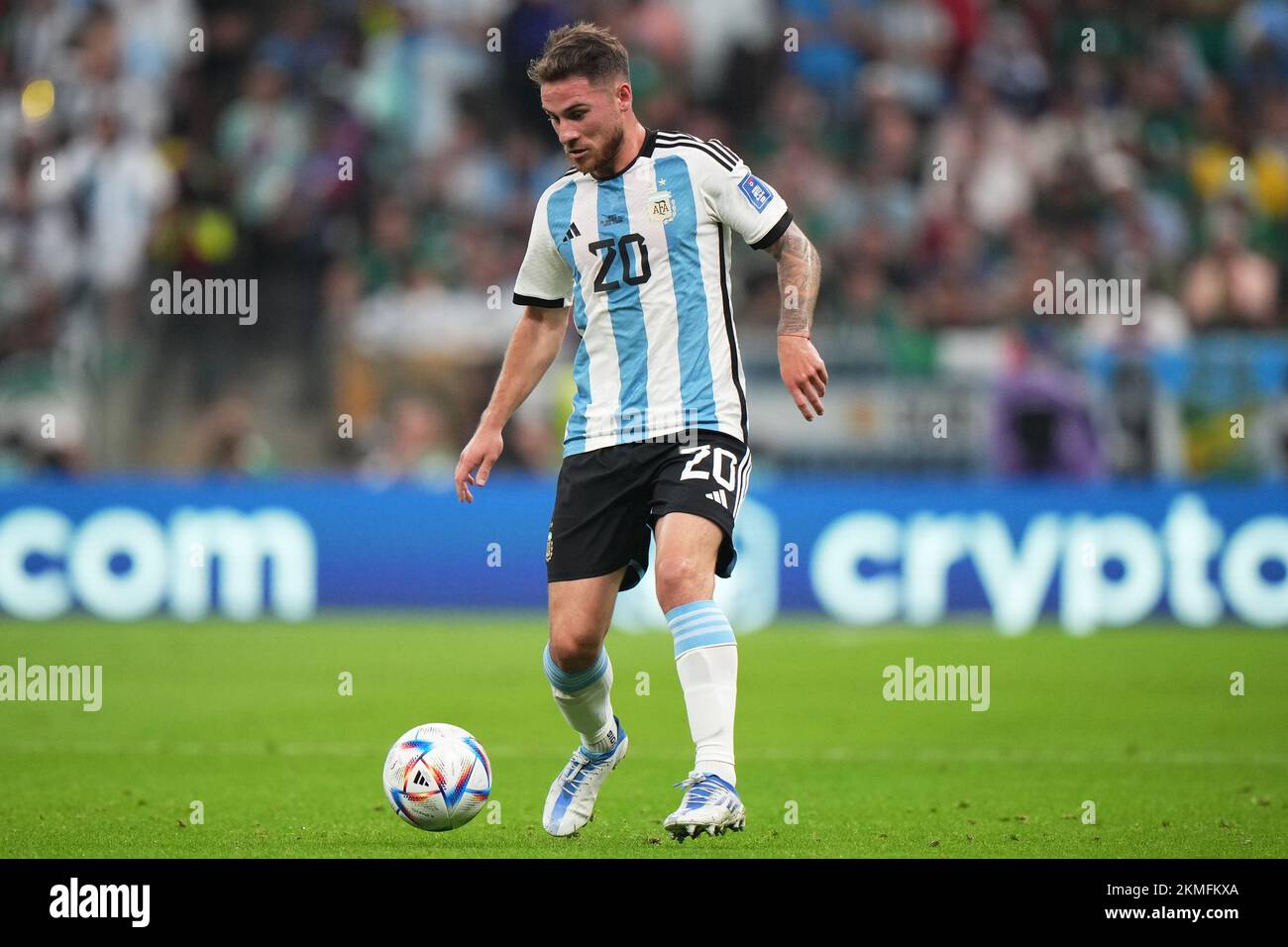 Doha, Qatar. 26th Nov 2022. Alexis Mac Allister of Argentina during the ...