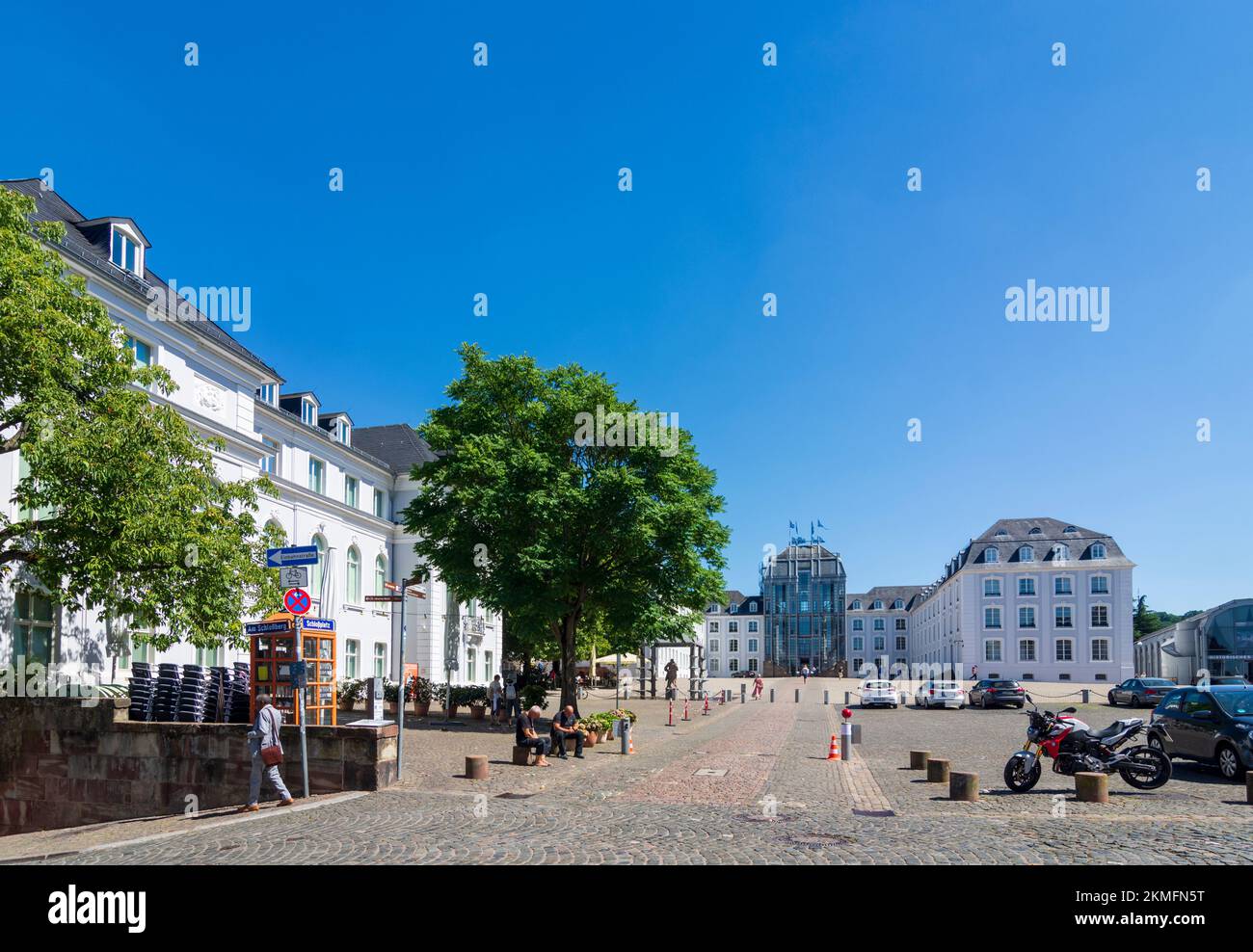 Saarbrücken: Schloss Saarbrücken Castle in , Saarland, Germany Stock ...