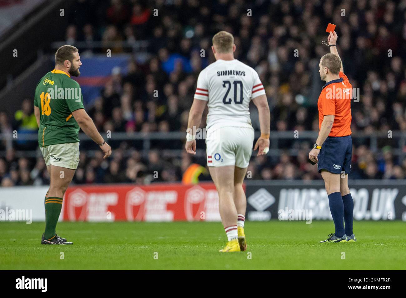 London, UK, 26th November 2022; Twickenham Stadium, London, England ...