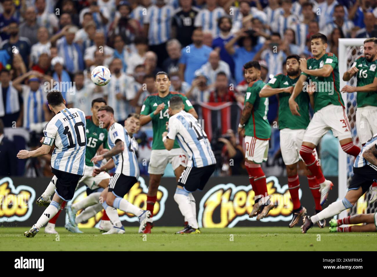 LUSAIL CITY - Lionel Messi of Argentina during the FIFA World Cup Qatar ...