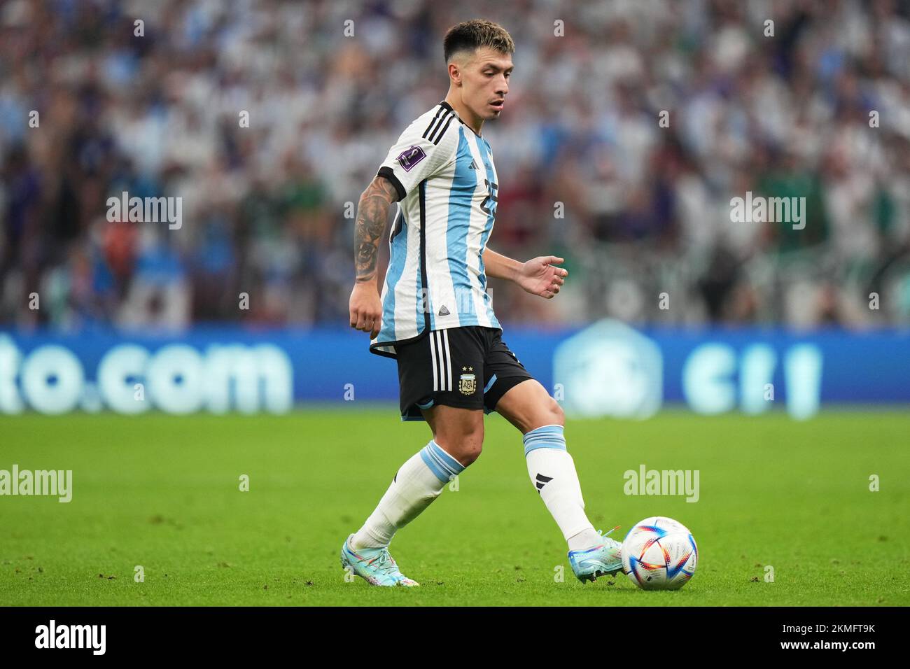 Lisandro Martinez of Argentina during the FIFA World Cup Qatar 2022 match, Group C, between ...
