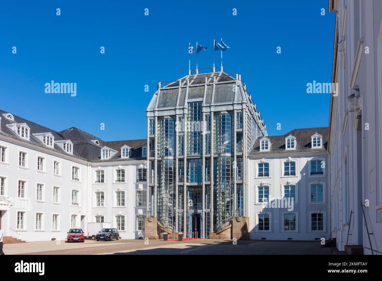Saarbrücken: Schloss Saarbrücken Castle in , Saarland, Germany Stock ...