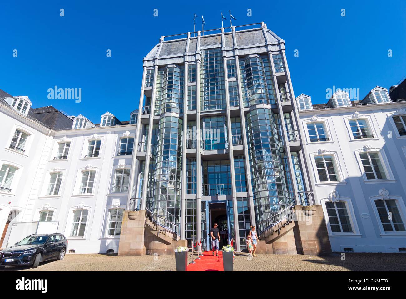 Saarbrücken: Schloss Saarbrücken Castle in , Saarland, Germany Stock ...