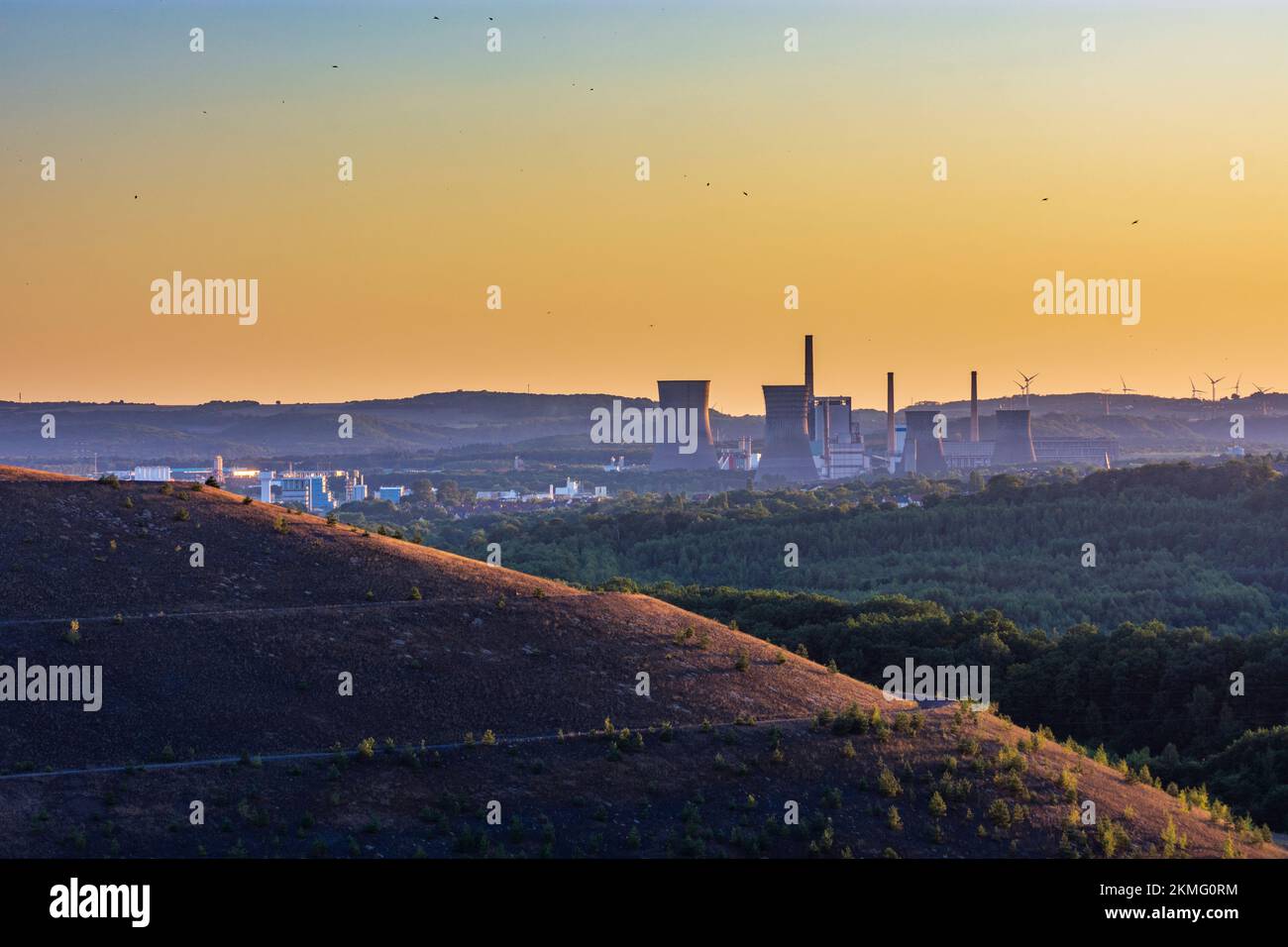 Carling (Karlingen): former slag heap of Sainte Fontane, Emile-Huchet ...