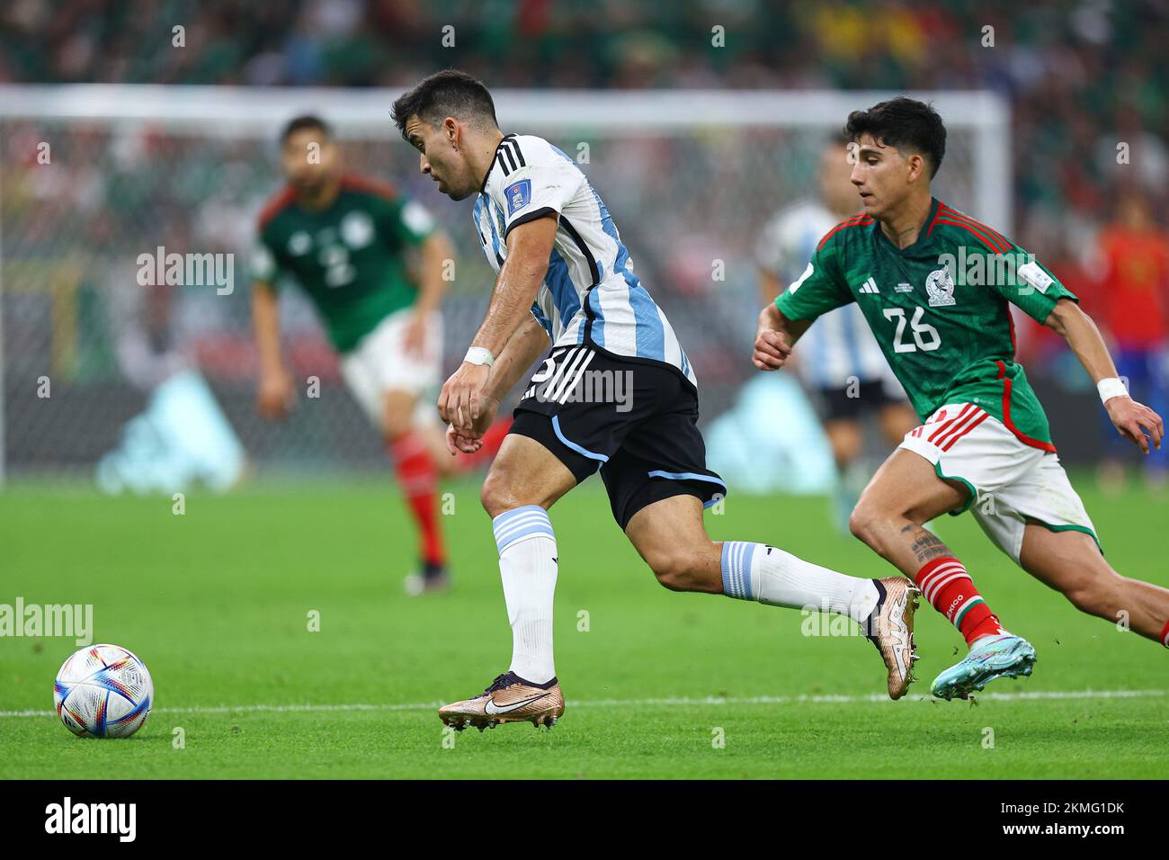 Marcos Acuna during the FIFA World Cup Qatar 2022 Group C match between ...