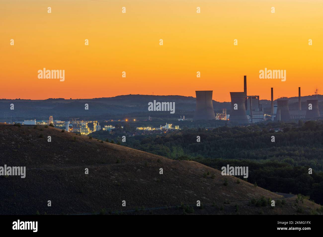 Carling (Karlingen): former slag heap of Sainte Fontane, Emile-Huchet ...