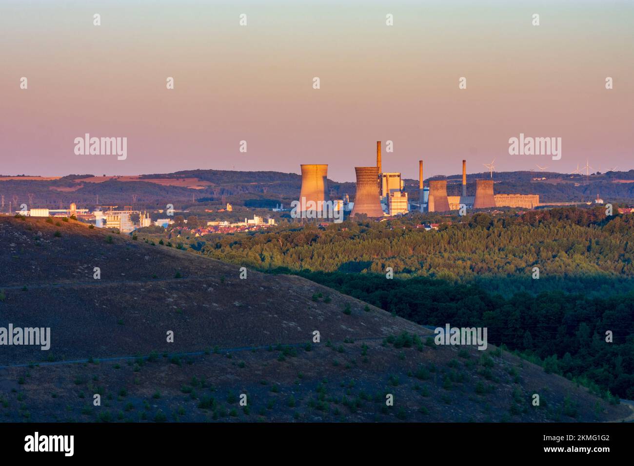 Carling (Karlingen): former slag heap of Sainte Fontane, Emile-Huchet ...