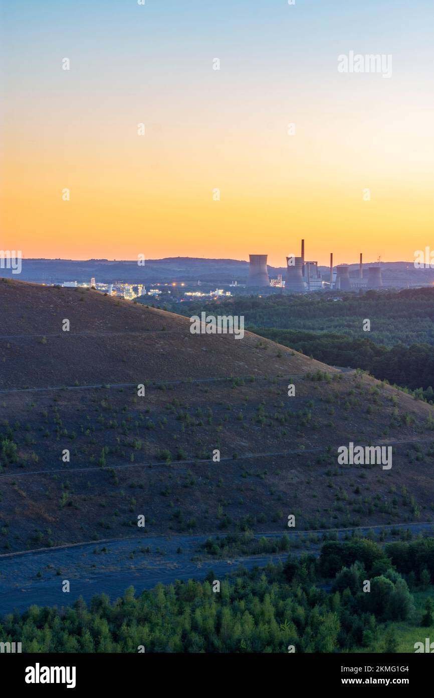Carling (Karlingen): former slag heap of Sainte Fontane, Emile-Huchet ...