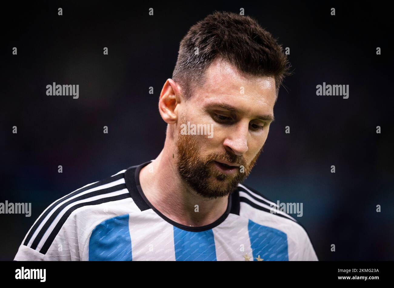 Doha, Qatar. 26th Nov, 2022. Lionel Messi (Arg) disappointed Argentina ...