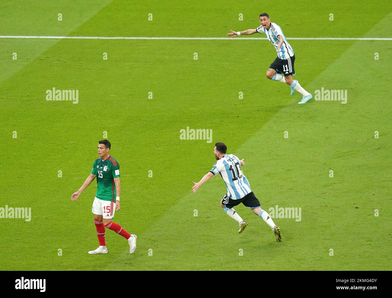 Lionel messi goal celebration argentina hi-res stock photography and ...