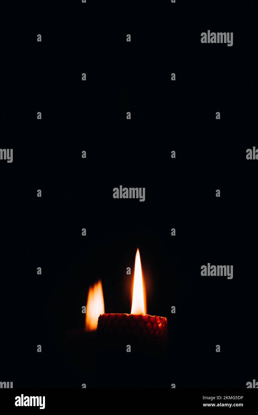 Holodomor Remembrance Day. Light a candle Stock Photo - Alamy