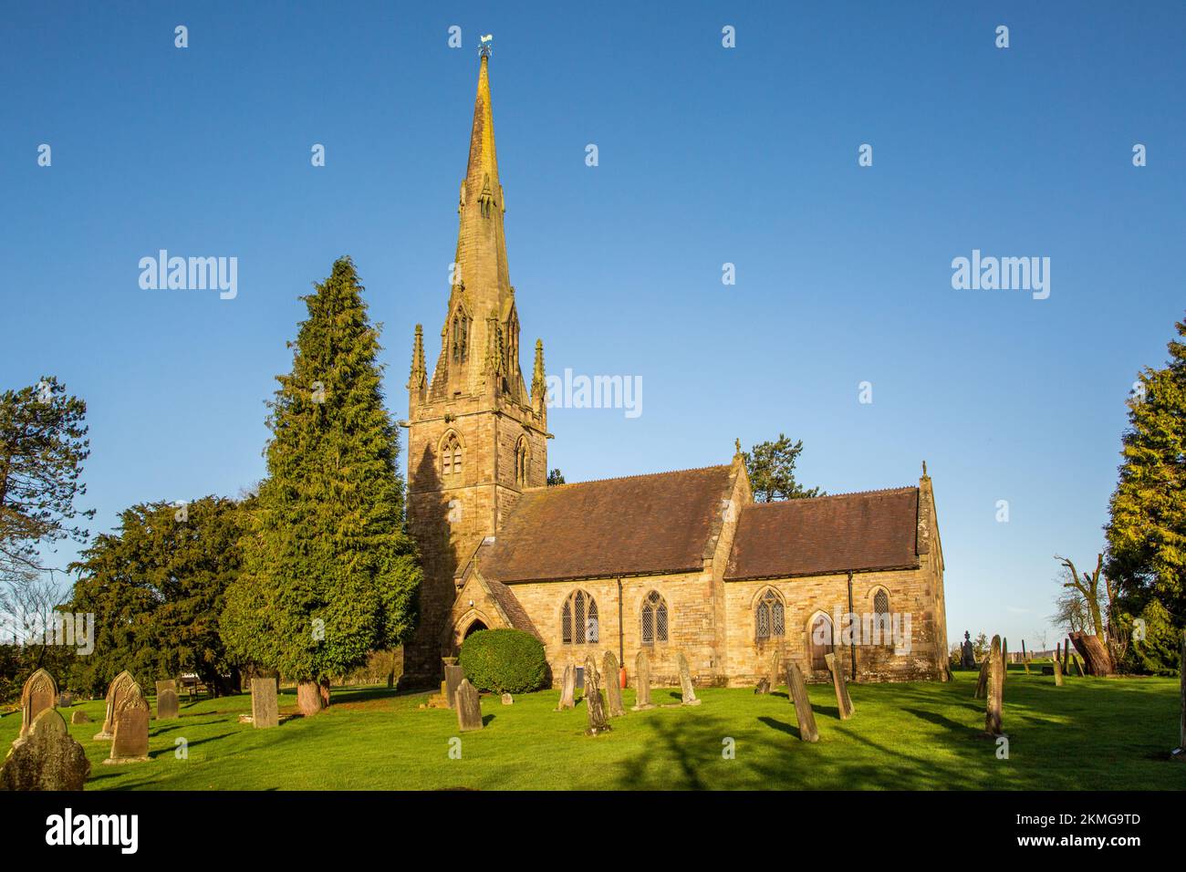 St Bartholomew's Church in the North Staffordshire Moorlands, Peak ...