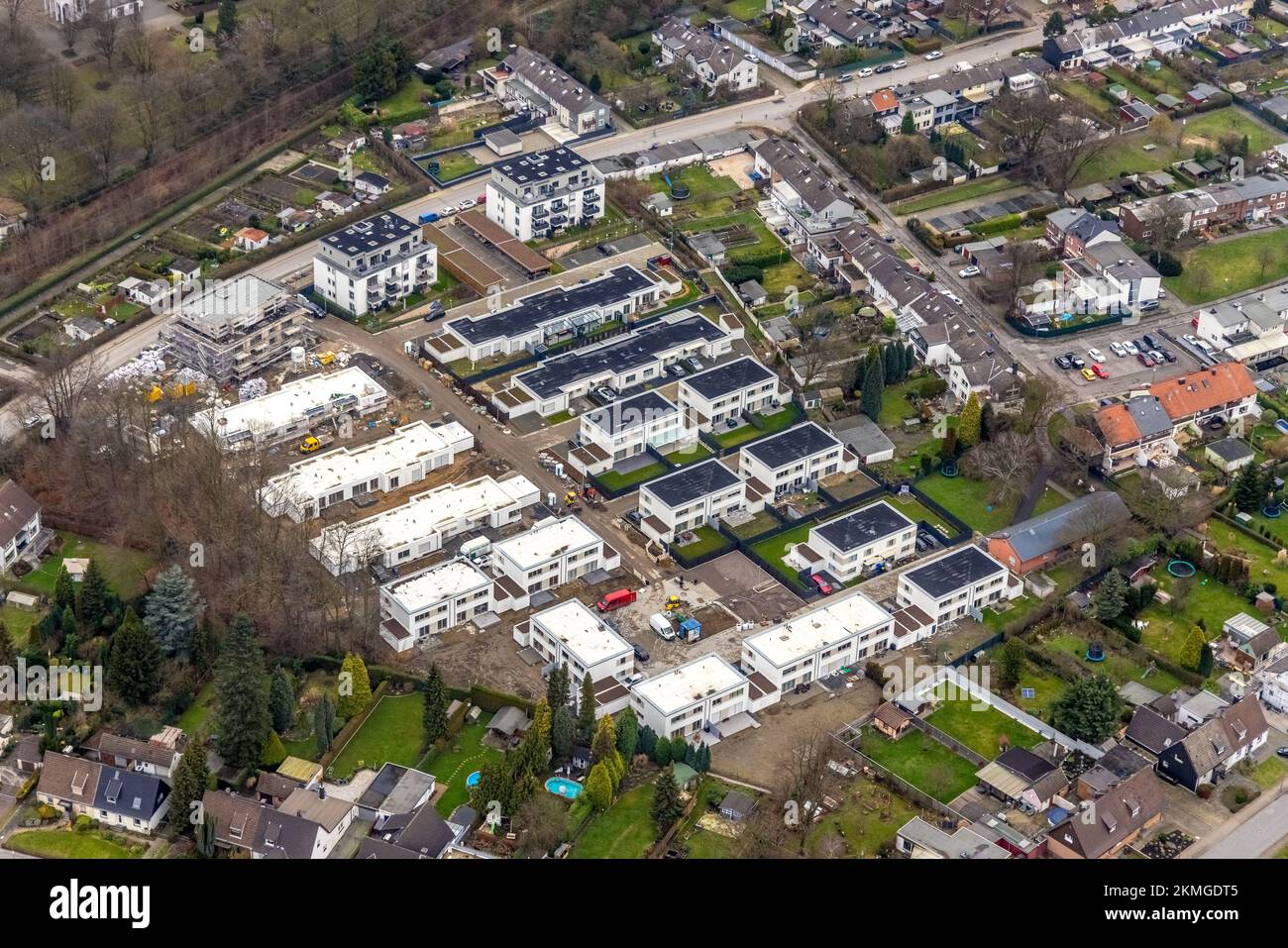 Construction site and new building area alter sportplatz hi-res stock ...