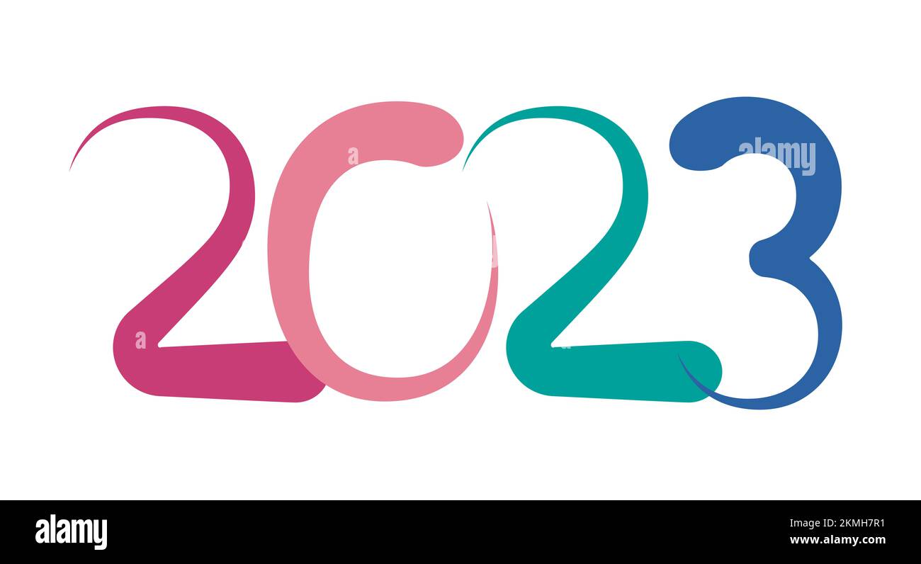 2023 numerals Cut Out Stock Images & Pictures - Alamy