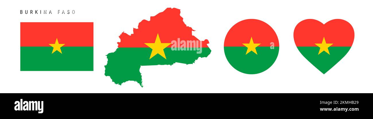 Upper volta flag Cut Out Stock Images & Pictures - Alamy