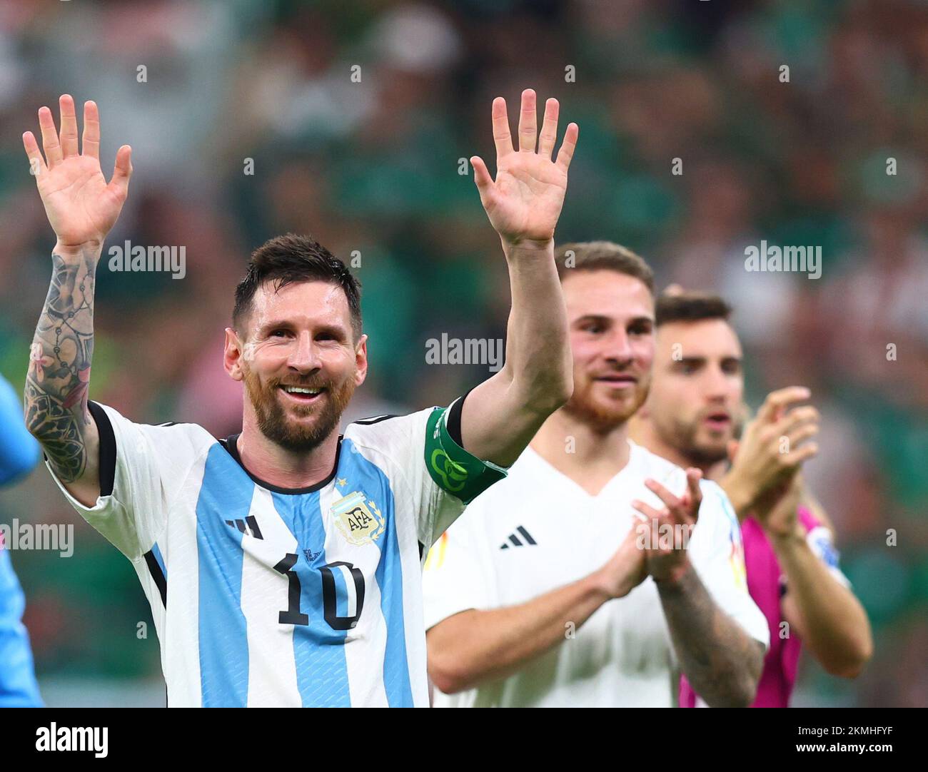 Lusail, Qatar. 26th Nov, 2022. Soccer, World Cup, Argentina - Mexico ...