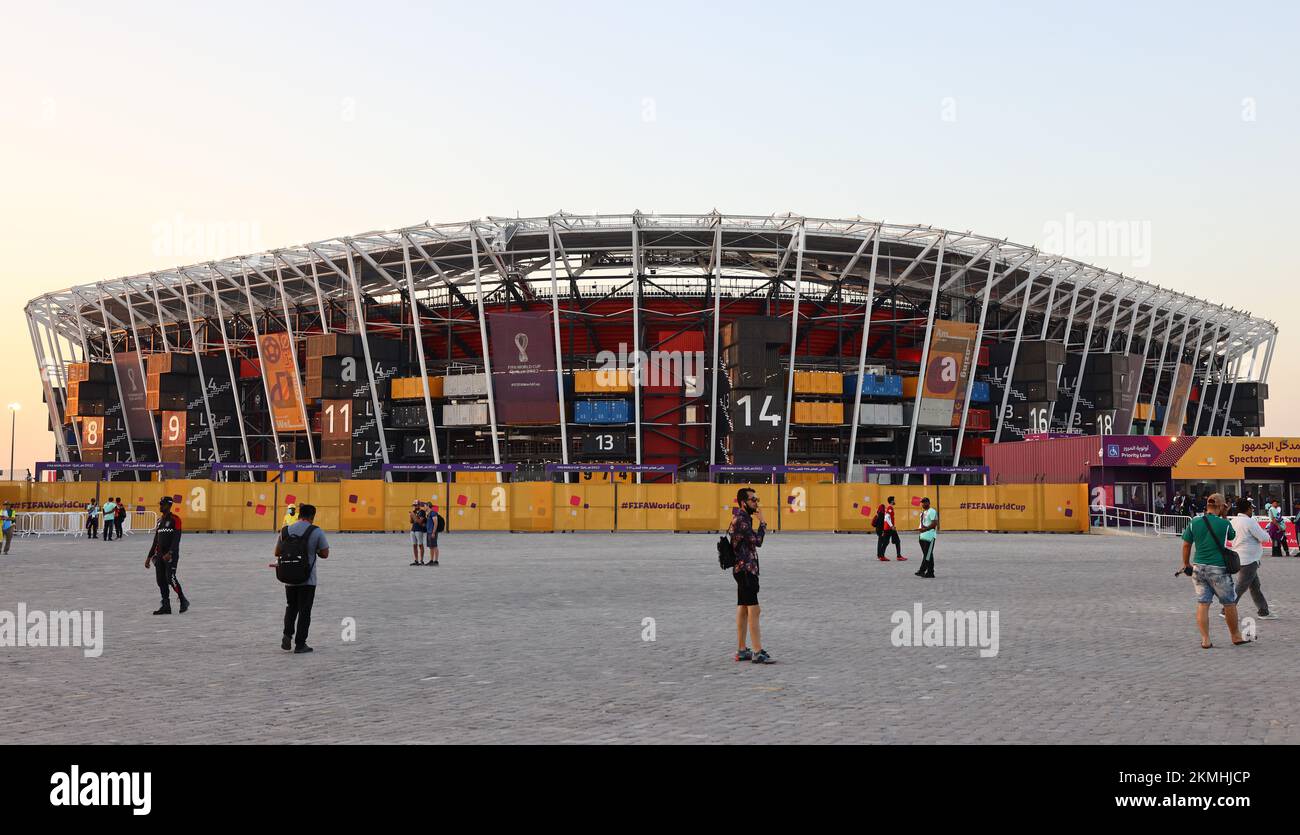 Doha, Qatar, 26th November 2022. General view of the stadium during the ...