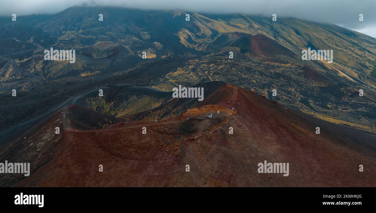 Wide crater italian volcano hi-res stock photography and images - Alamy