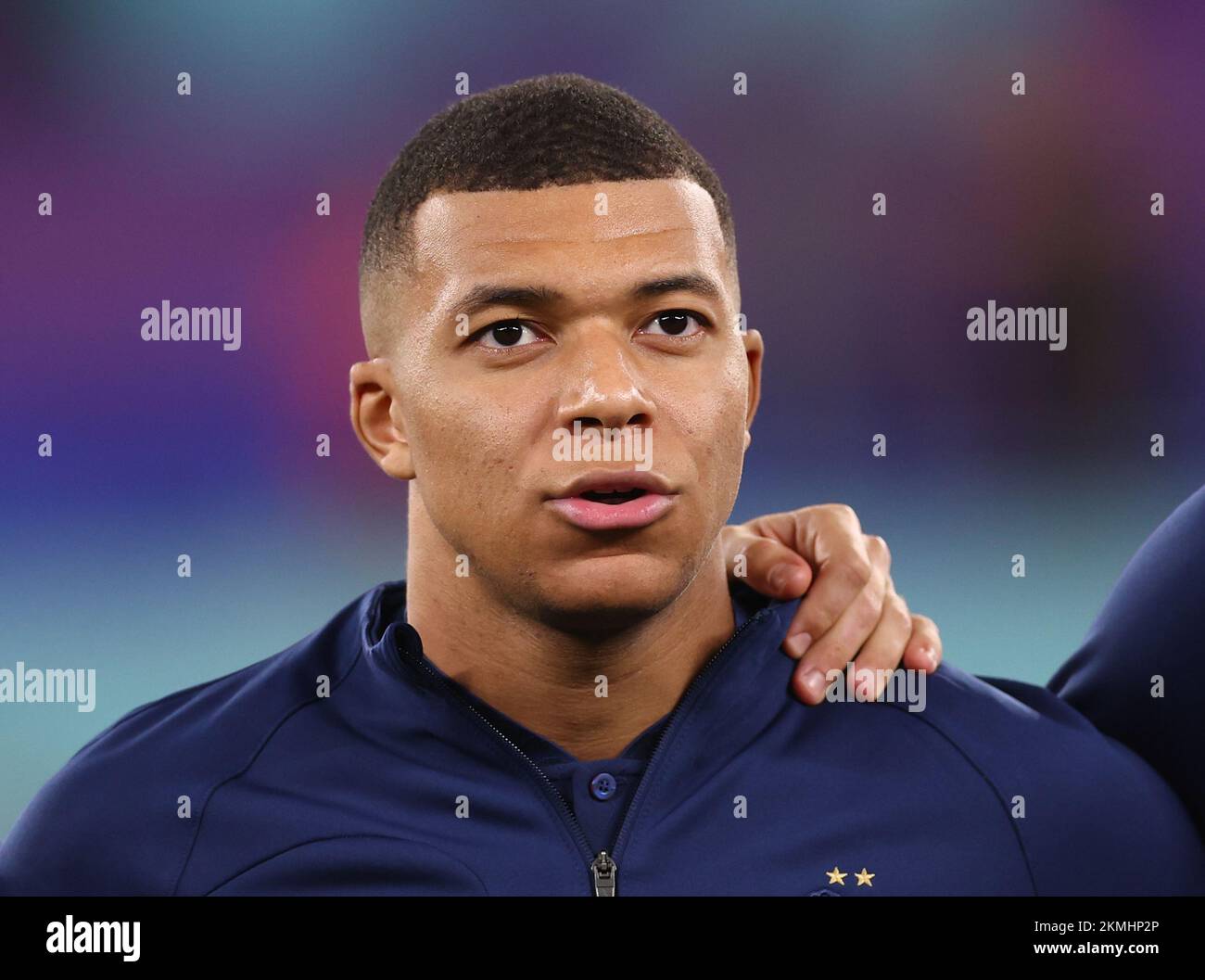 Doha, Qatar, 26th November 2022. Kylan Mbappe of France during the FIFA ...