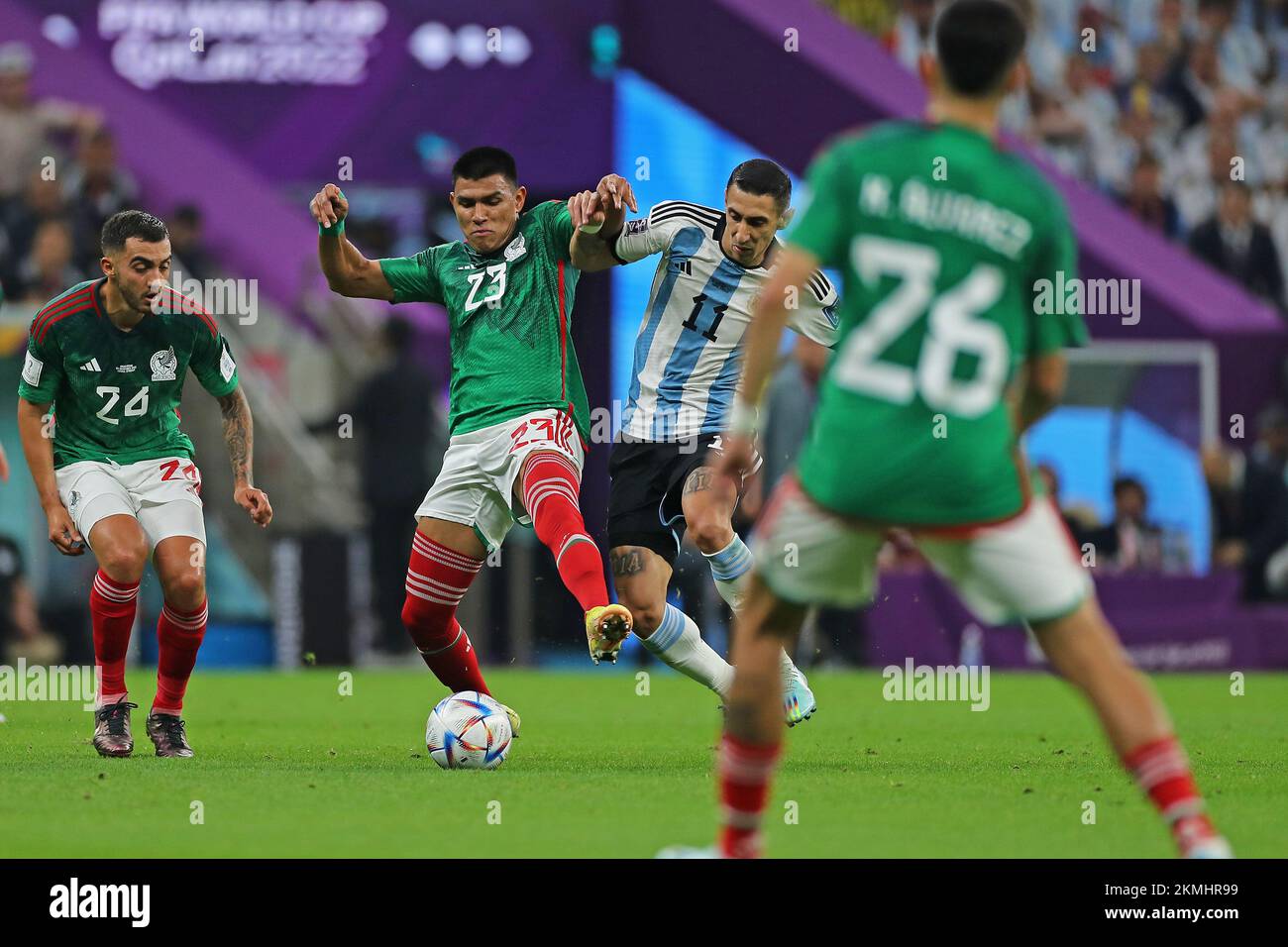 Lusail Iconic Stadium, Lusail, Qatar. 26th Nov, 2022. FIFA World Cup Football, Argentina versus ...