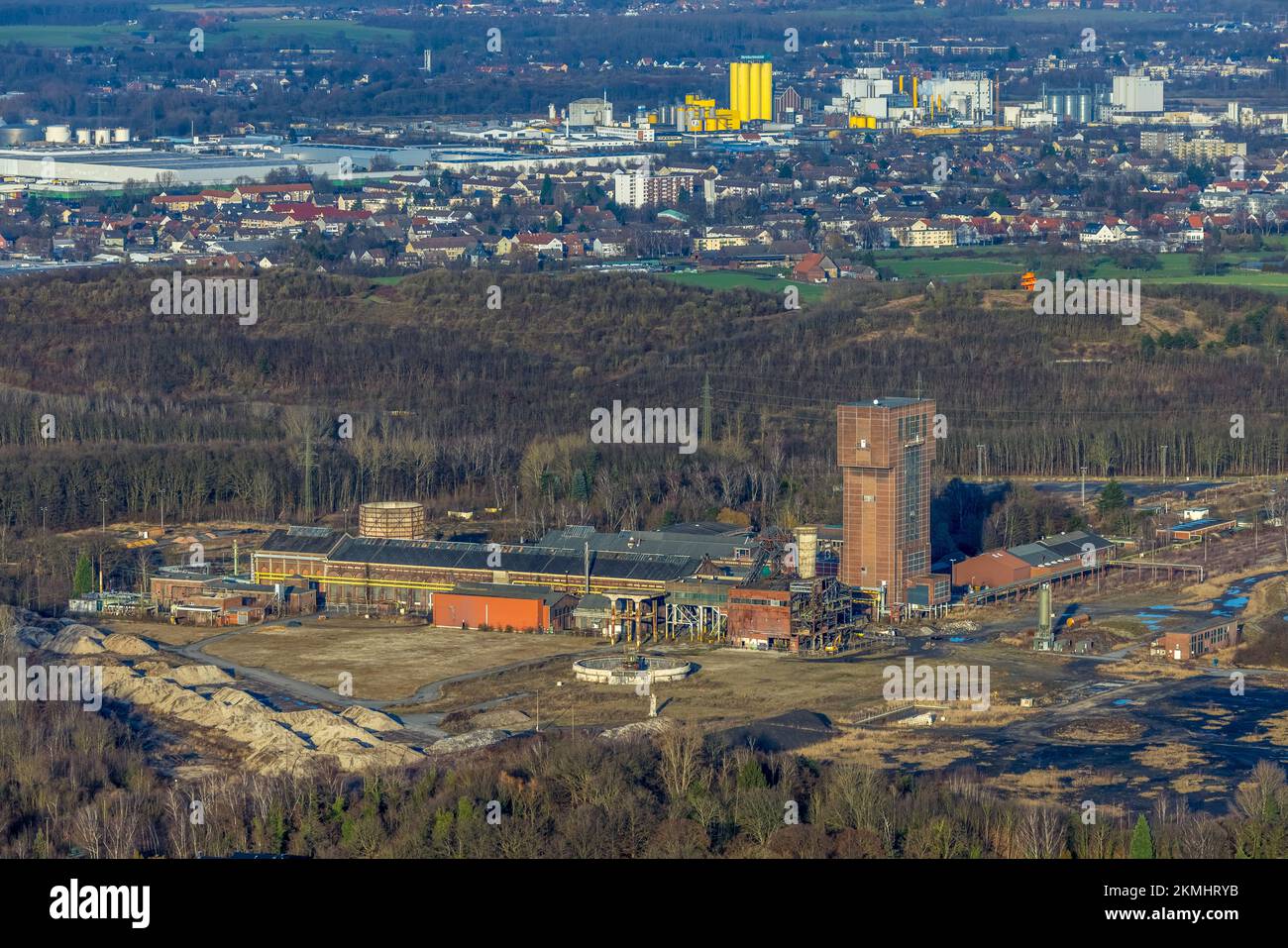 Hammerhead tower at the former ost hamm mine hi-res stock photography ...