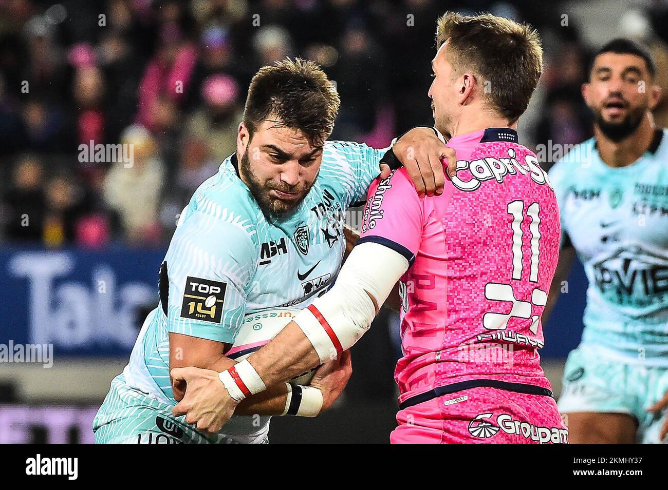 Facundo ISA of Toulon during the French championship Top 14 rugby union ...