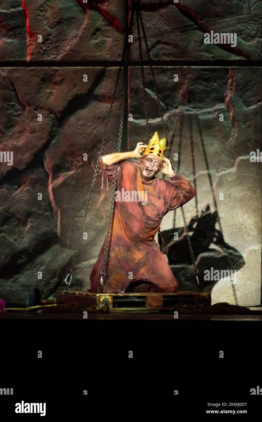 Eboli, Salerno, Italy. 26th Nov, 2022. GiÃ² Di Tonno in the role of ...