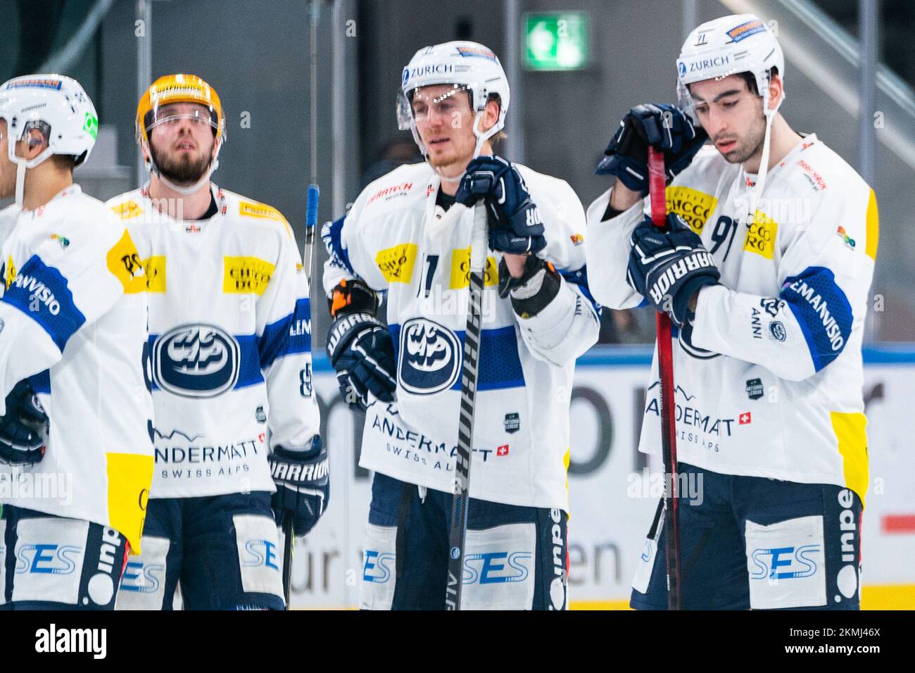 November 26, 2022, Zurich, Swiss Life Arena, NL: ZSC Lions - HC Ambri ...