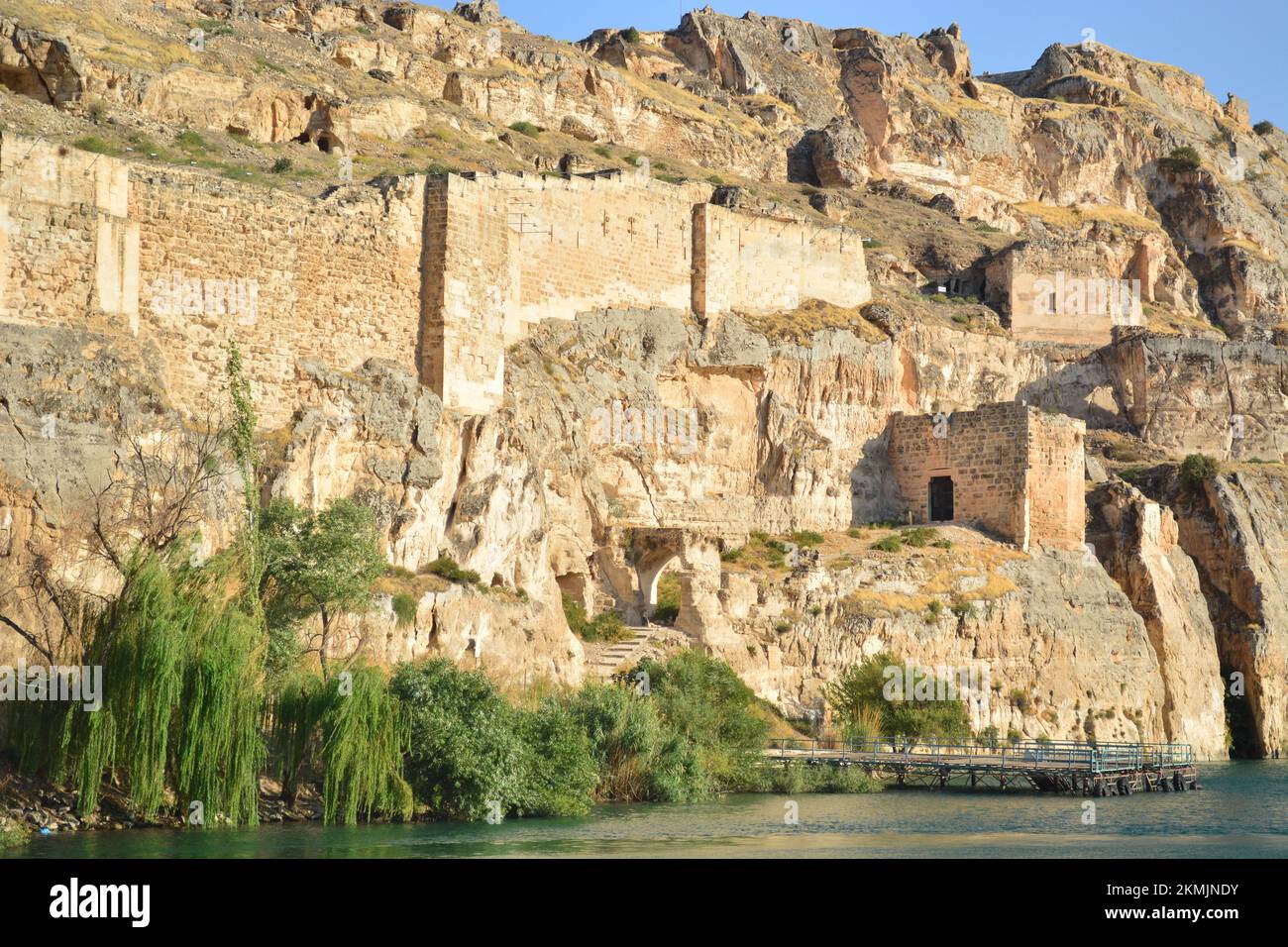 Medieval and Late Rome dated castle called Rumkale riverside of ...