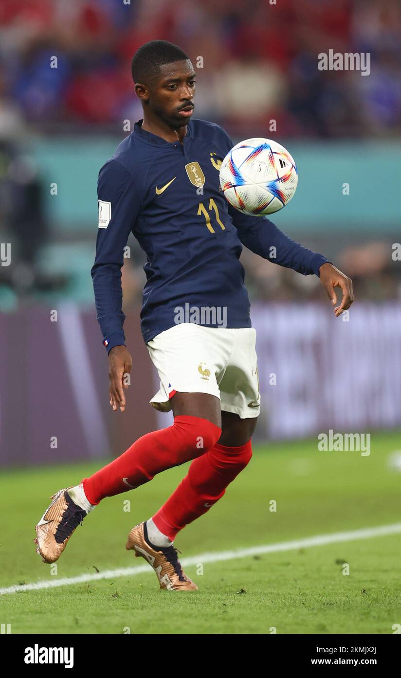 Doha, Qatar, 26th November 2022. Ousmane Dembele of France during the ...