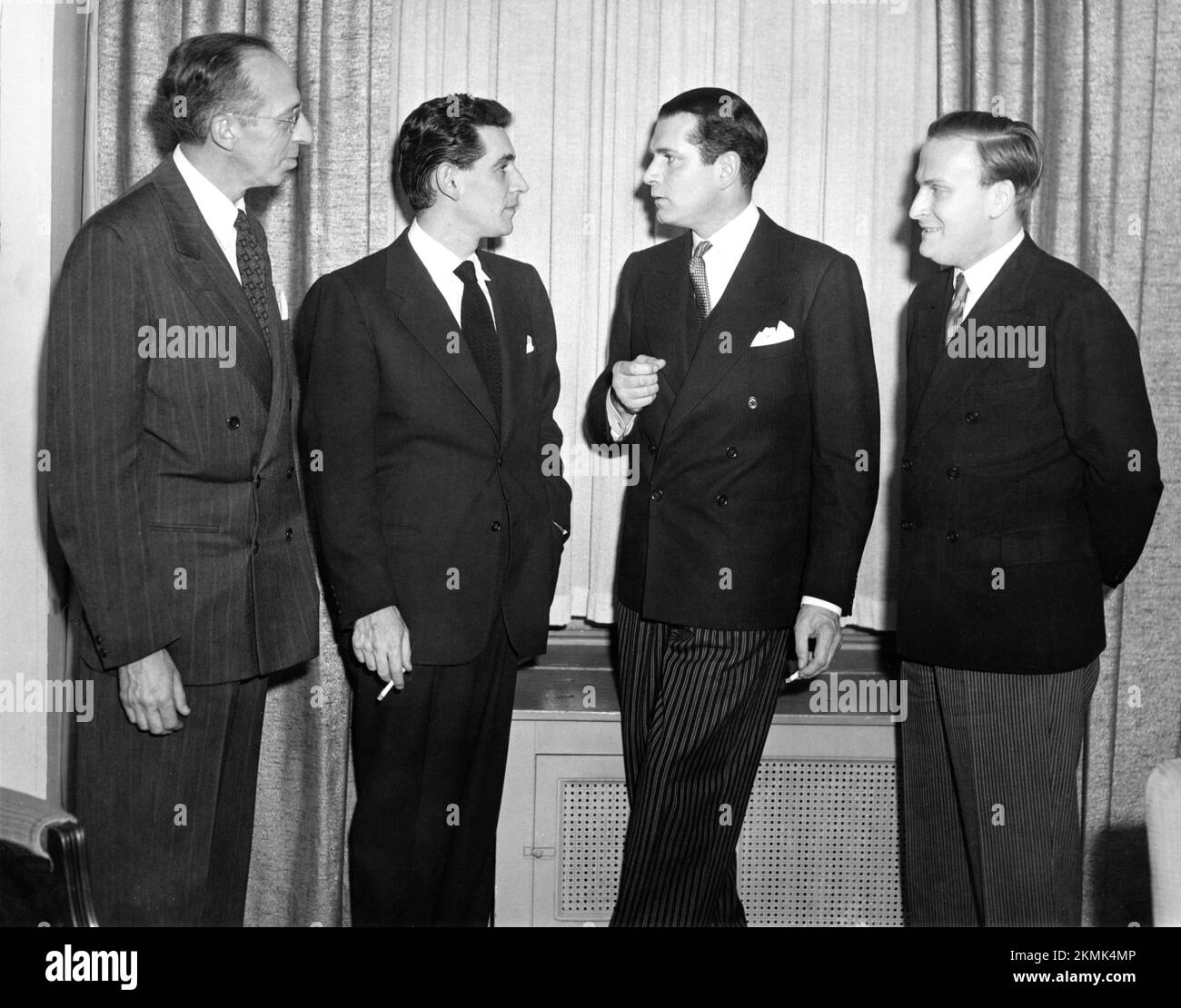 AARON COPLAND LEONARD BERNSTEIN LAURENCE OLIVIER and YEHUDI MENUHIN ...