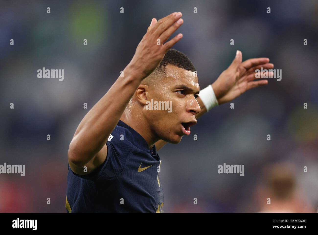 Doha, Qatar, 26th November 2022. Kylan Mbappe of France during the FIFA ...