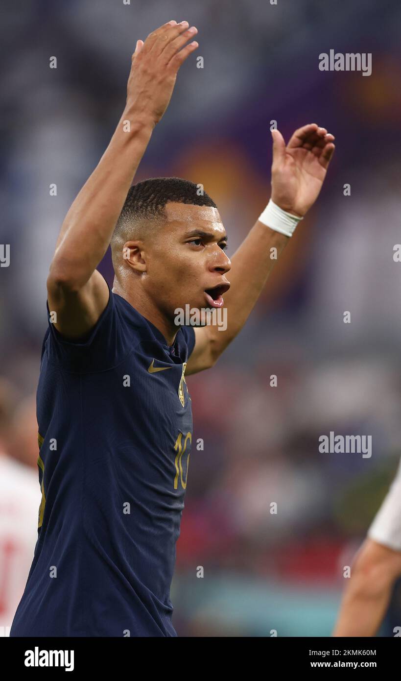 Doha, Qatar, 26th November 2022. Kylan Mbappe of France during the FIFA ...